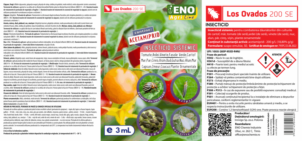 LOS OVADOS 3 ML BLISTER PVC - ENO Chemie